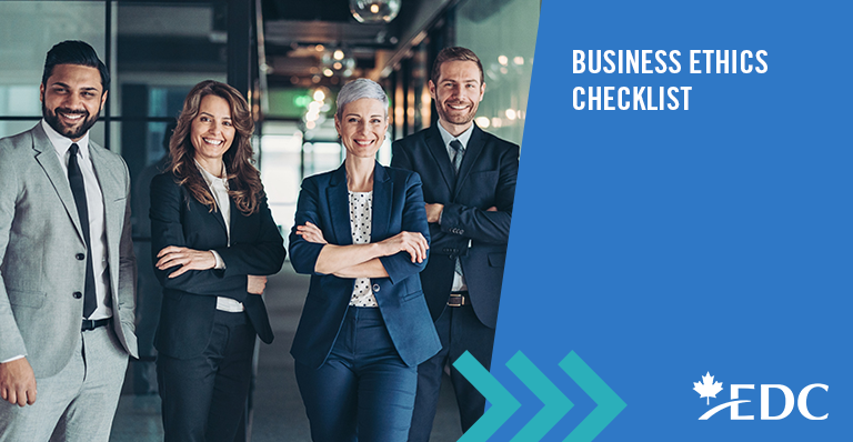Business ethics checklist | EDC