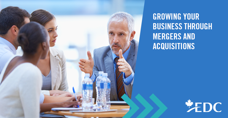 Growing your business through mergers and acquisitions | EDC