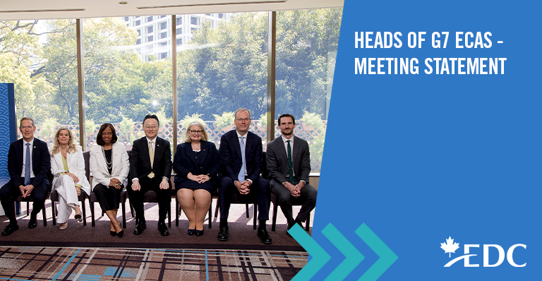 Heads of G7 ECA Meeting Statement | EDC