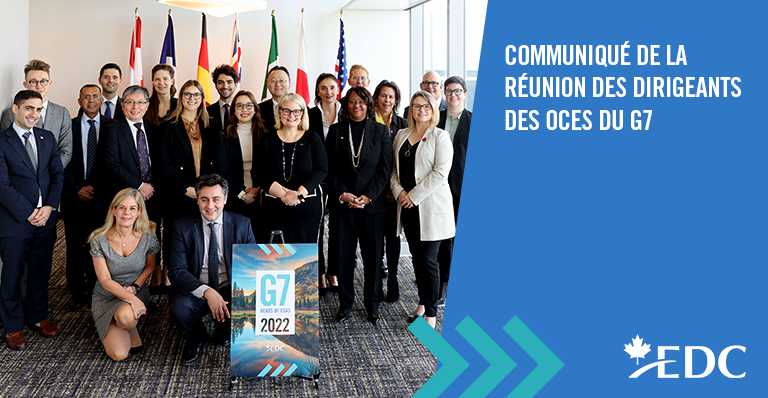Dirigeants d’organismes de crédit à l’exportation G7 | EDC