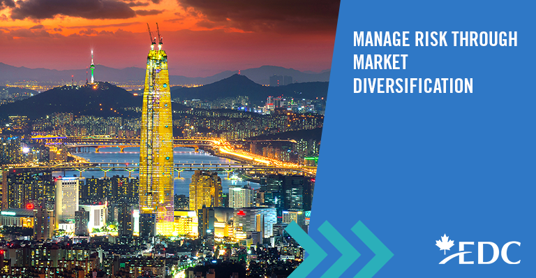 Manage risk through market diversification | EDC