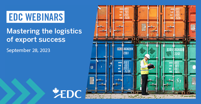 Mastering the logistics of export success | EDC