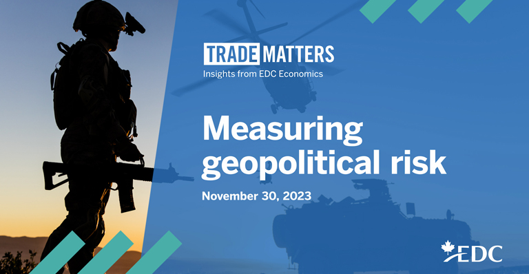 Measuring geopolitical risk | EDC