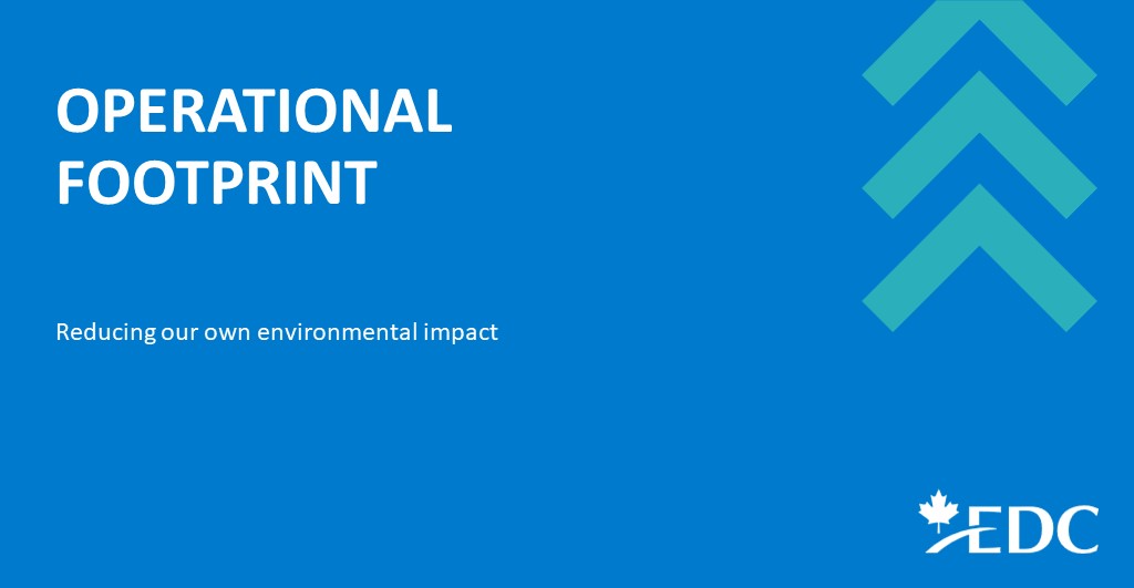 Operational footprint | EDC