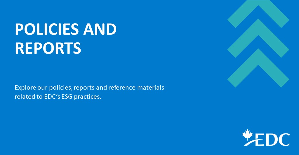 Policies and reports | EDC