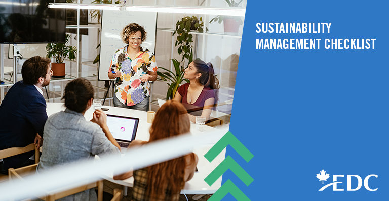 Sustainability management checklist | EDC – Green Reporter