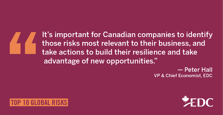 Top 10 Global Risks Canadian Businesses Face Edc