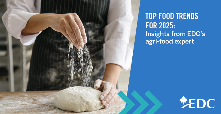 Top food trends for 2025: Insights from EDC’s agri-food expert | EDC